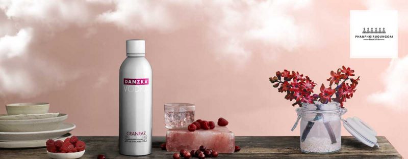Rượu Vodka Danzka Cranraz , rượu Vodka Danzka nổi tiếng Đan Mạch
