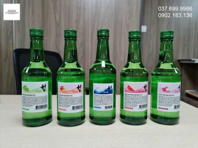 Rượu Soju HIM Lychee hương vải thiệu, mua rượu Soju ngon ở Hà Nội