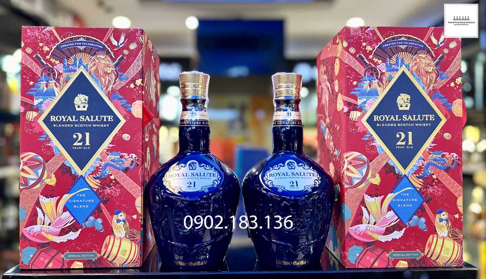 Rượu Chivas 21 hộp đỏ 2023 - Tưng bừng năm mới thịnh vượng