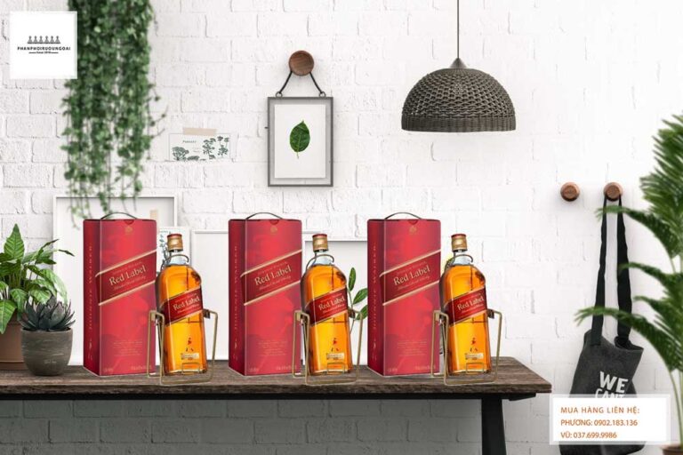 Rượu Johnnie Walker Red Label 3L, Rượu Johnnie Walker Red Label 3000 ml